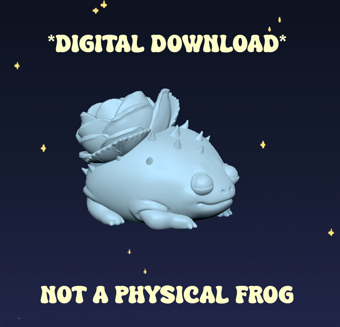 Rose Frog - Digital STL File – Sorrels Souls LLC