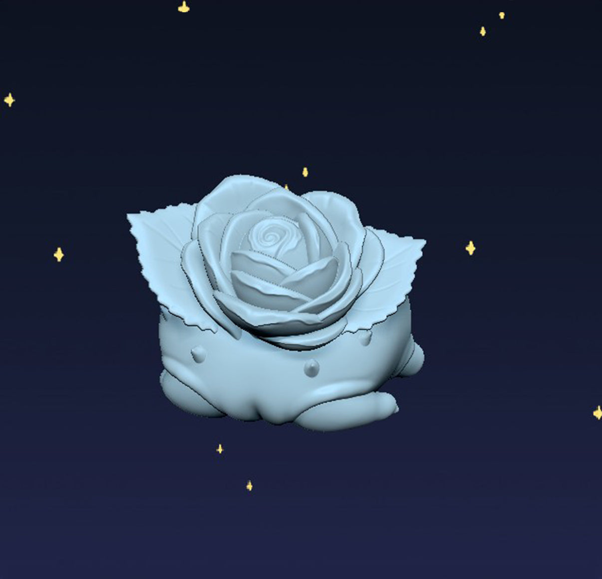 Rose Frog - Digital STL File – Sorrels Souls LLC